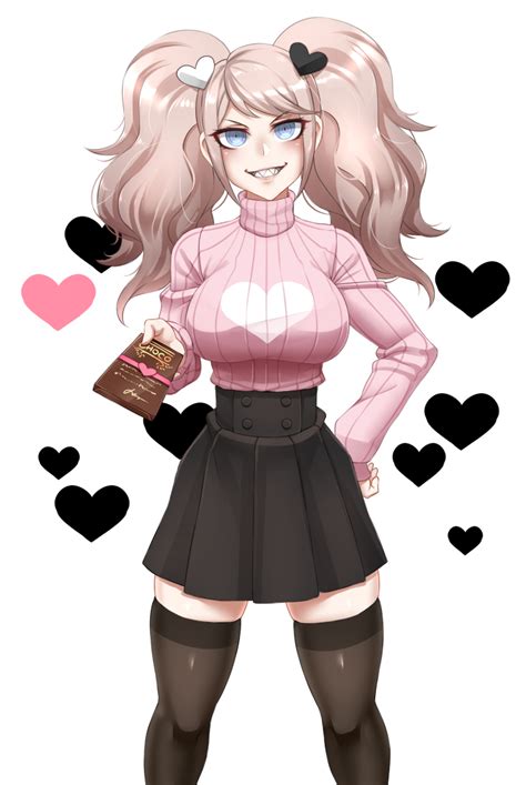 Safebooru 1girl Black Legwear Black Skirt Blue Eyes Breasts Chocolate