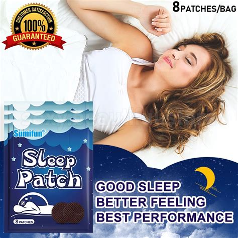 8pcs Sumifun Sleep Patch Anxiety Essential Oil Relieve Headache Stress Plaster Improve Insomnia