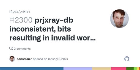prjxray db inconsistent bits resulting in invalid word addresses 100