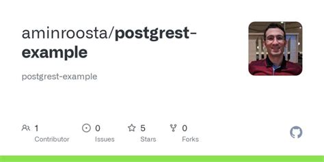 Amin Roosta On Linkedin Github Aminroostapostgrest Example