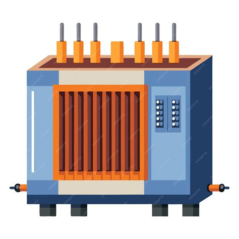 Electric Transformer Vector Design Highvoltage Power Equipment