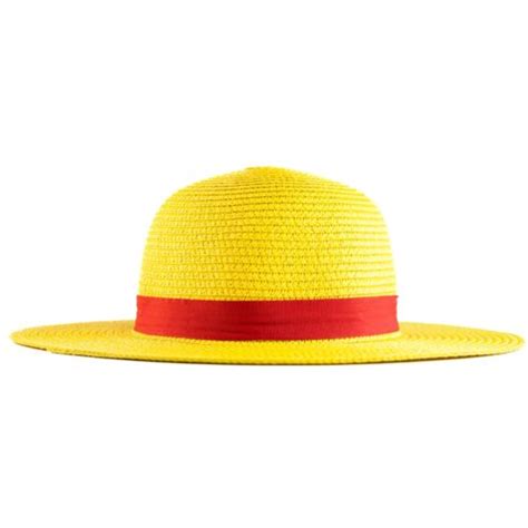 Anime Yellow Straw Hat With Red Ribbon Ebay Australia