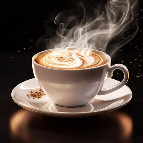 Premium Photo Steaming Hot Coffee Delight