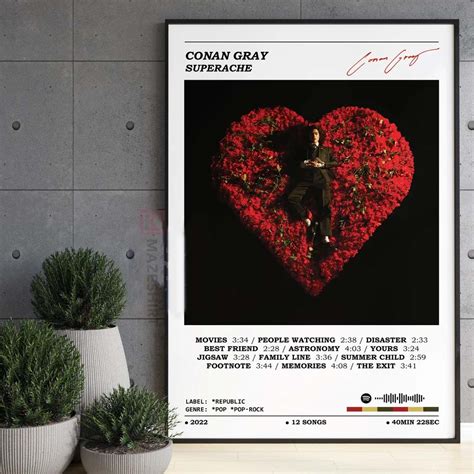 Conan Gray Superache Album Poster