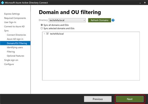 setup your hybrid environment using azure ad connect