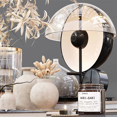 Decor Set 038 3d Model Cgtrader