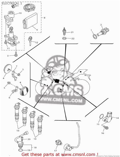 Bx48591a30 Engine Control Unit Assy Yamaha Buy The Bx4 8591a 30 00 At Cmsnl