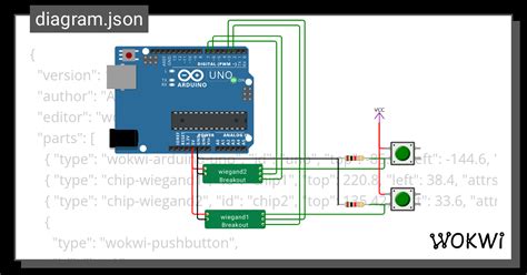 WiegandProyecto Copy Wokwi ESP32 STM32 Arduino Simulator