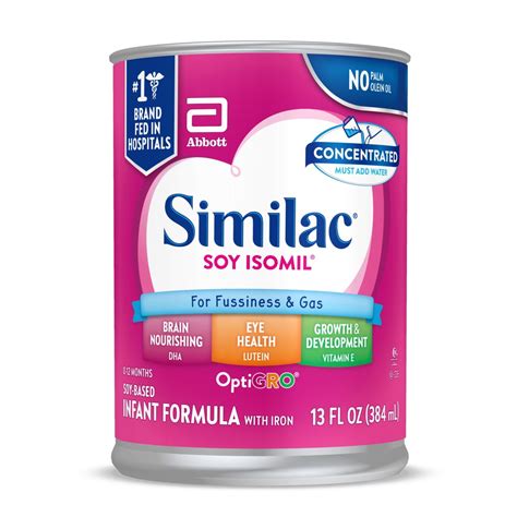 4 Pack Similac Soy Isomil Concentrated Liquid Infant Formula 13 Fl Oz