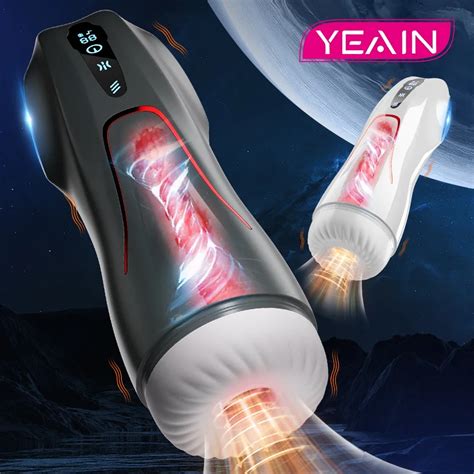 Yeain Usb Sex Toy 9 Vibration Modes Male Masturbator Cup Automatic Sucking Sex Toys Heating
