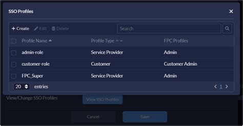 how to troubleshoot for sso remote role does not match with fpc role