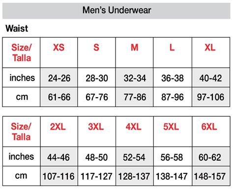 Hanes Mens Underwear Size Guide At Inez Woodford Blog