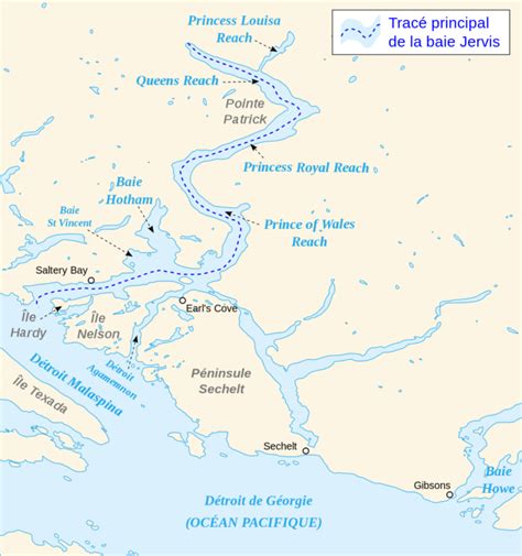 Jervis Inlet Coastal British Columbia Canada