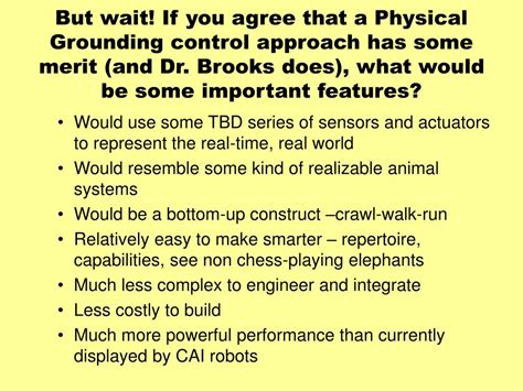 ppt a robust layered control system for a mobile robot… powerpoint