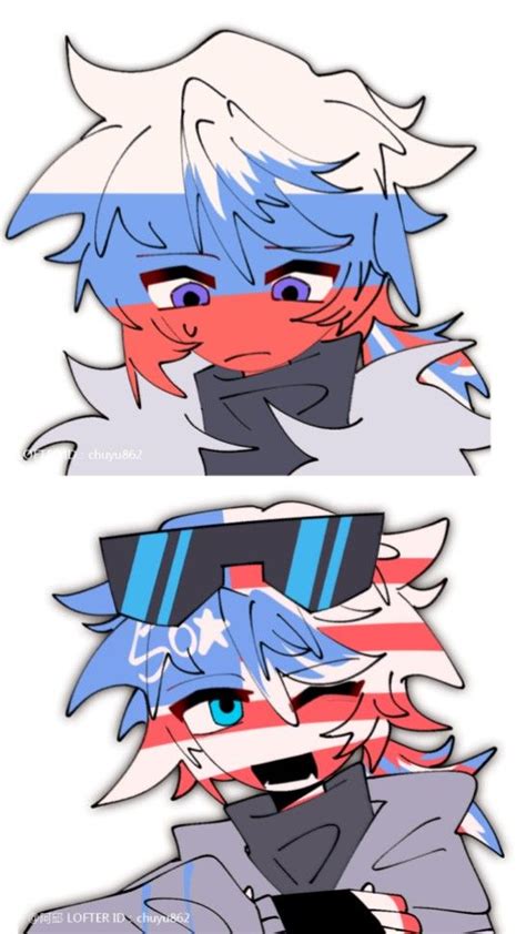 Countryhumans Russia X America Trong 2024 Quốc Kỳ