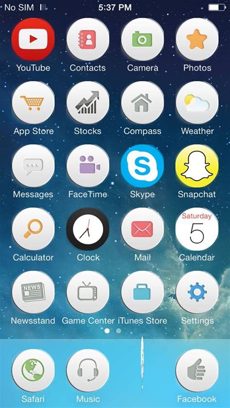 Round O Noua Tema Pentru IOS 7 IDevice Ro