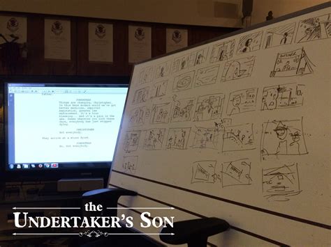 The Undertakers Son Storyboarding The Opening Seq Of The Undertaker