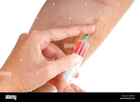 Introduction Of Intravenous Injection Stock Photo Alamy