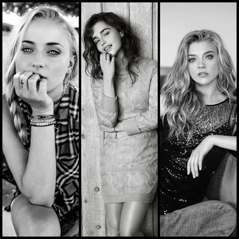 Sophie Turner Emilia Clarke Natalie Dormer Rcelebhub