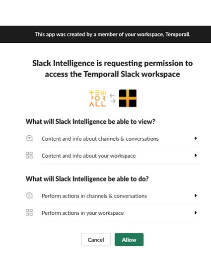Slack Install Guide Temporall