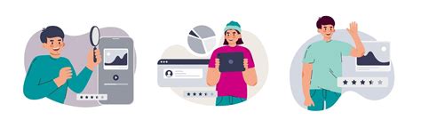 Premium Vector Set Men Are Designers Of Mobile Applications Websites Ui Ux Designer