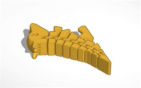 3d Design Flexi Pachy Tinkercad