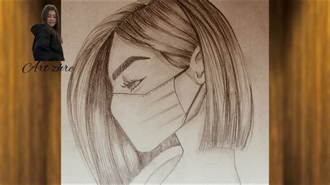 چگونه یک دختر با ماسک بکشیم Youtube