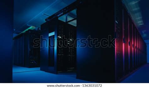 Shot Data Center Multiple Rows Fully Stock Photo Shutterstock