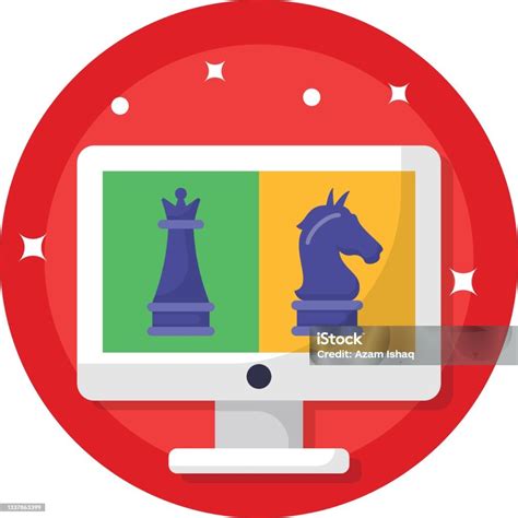 온라인 체스 게임 개념 벡터 아이콘 디자인 E스포츠 또는 마인드 스포츠 기호 전자 스포츠 장비 표지판 비디오 게임 하드웨어 스톡 일러스트 0명에 대한 스톡 벡터 아트 및