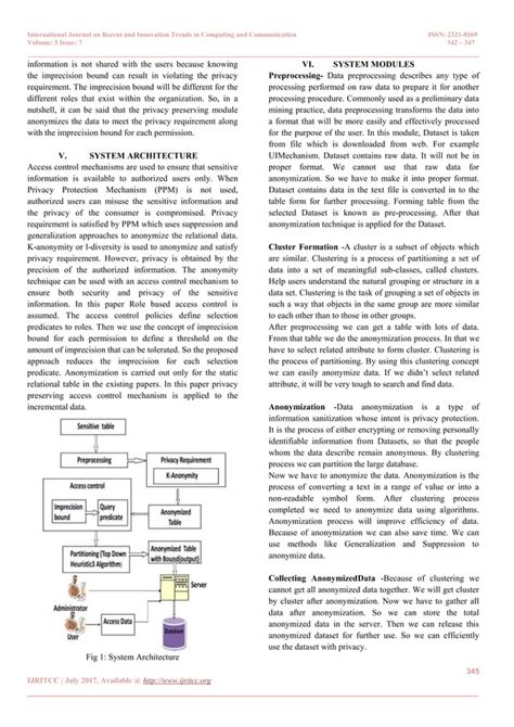 Enhanced Privacy Preserving Accesscontrol In Incremental Datausing Microaggregation Pdf