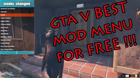 GTA V HOW TO Install MOD MENU On Pc YouTube