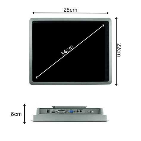 Industrial Lcd Display With Capacitive Touchscreen