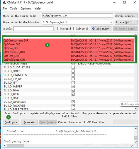 Windows Cmake Opencvqt Mingw Qt Windows Opencv Mingw Csdn