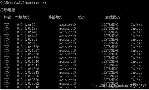 netstat网络命令的使用 netstat ano findstr csdn博客
