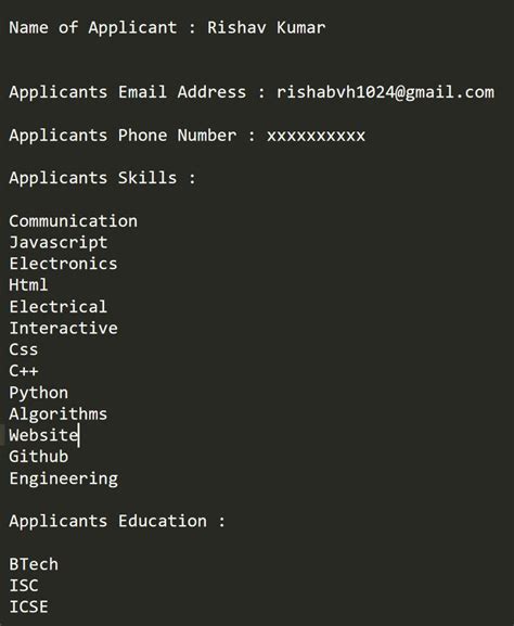 Github Rishav Iitkgpresumeparser