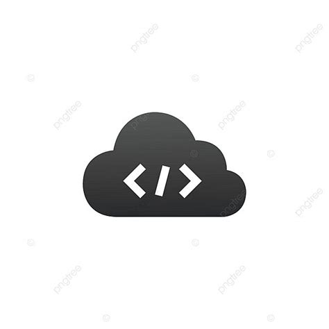 Vector Illustration Of Cloud Coding And Computing Presented On A White