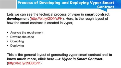 how to write upgradable smart contract in vyper ppt