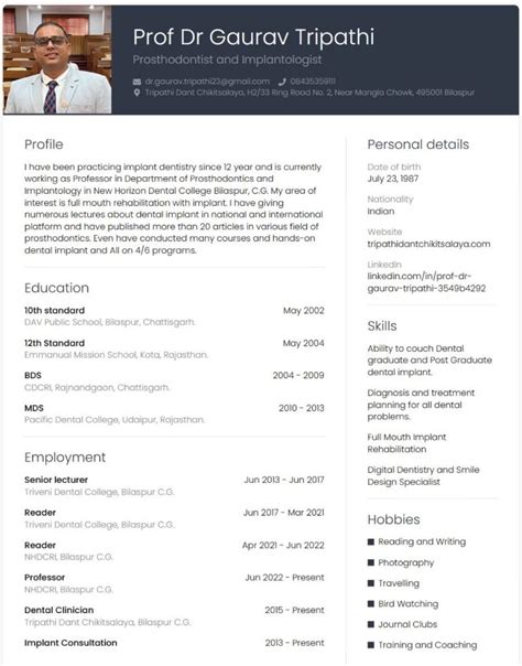 Prof Dr Gaurav Tripathi On Linkedin Somthing About Me