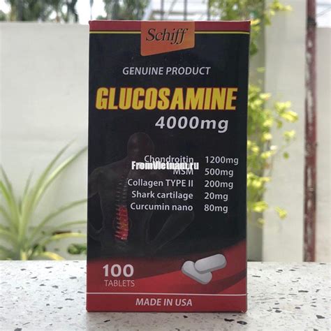 Glucosamine 4000 USA Глюкозамин из Вьетнама | FromVietnam.ru