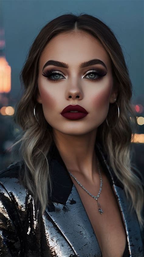 Smokey Eyes And Red Lips The Ultimate Glam Look In 2025 Smokey Eye Red Lips Red Lips Makeup