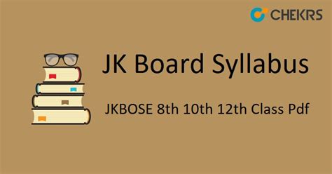 JK Board Syllabus JKBOSE Th Th Th Class Pdf Download