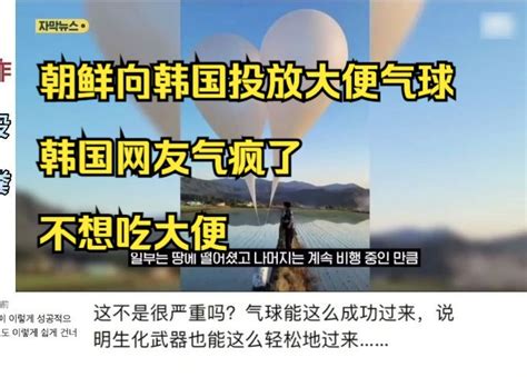 朝鲜向韩国投放大量垃圾粪便气球韩国网友气坏担心便便掉头上 bilibili B站 无水印视频解析6li6在线工具箱