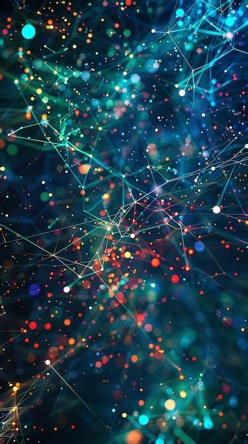 Premium Photo Abstract Network Of Interconnected Code Vector