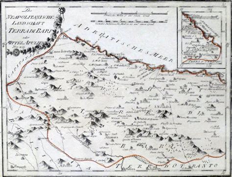 Mapa Antigo De It Lia Do Sul Foto De Stock Imagem De Mapa Antiguidade