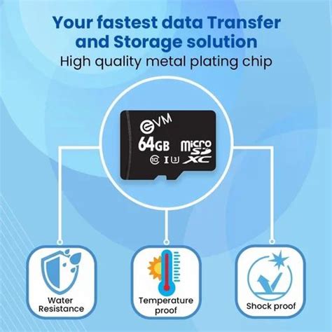 Evm Class 10 64 Gb Micro Sd Card At Rs 215piece Sd Memory Card In Saharanpur Id 2852122187248