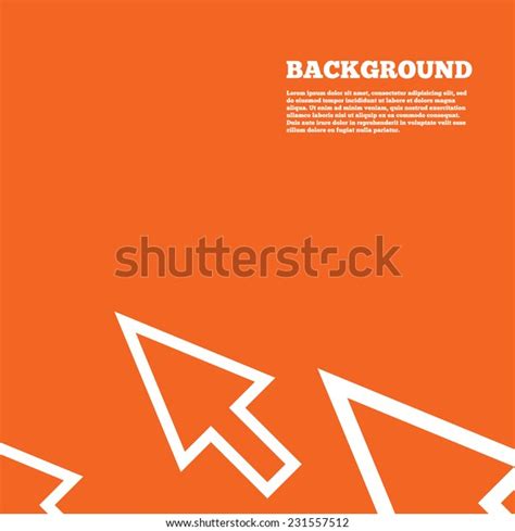 Modern Design Background Mouse Cursor Sign Stock Vector Royalty Free Shutterstock