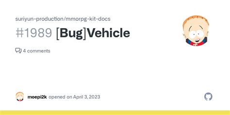 Bug Vehicle · Issue 1989 · Suriyun Productionmmorpg Kit Docs · Github
