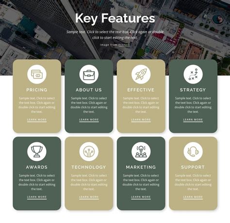 8 Key Features Css Template By Nicepage