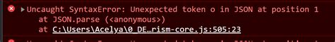 fixed syntax errors coming from prismjs by acelyavul · pull request 32