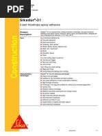 Sikadur® 31 Cf Normal Product Data Sheet Pdf Adhesive Concrete